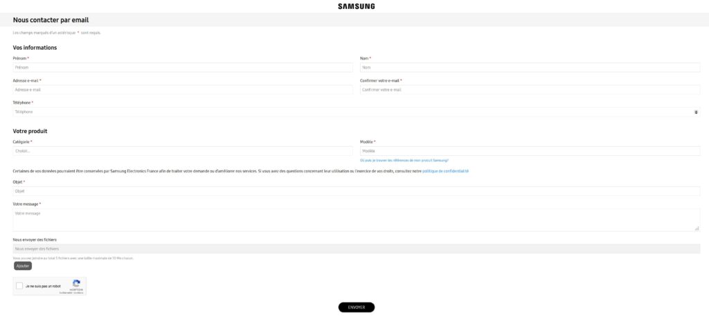 Comment contacter le service client consommateur chez Samsung France