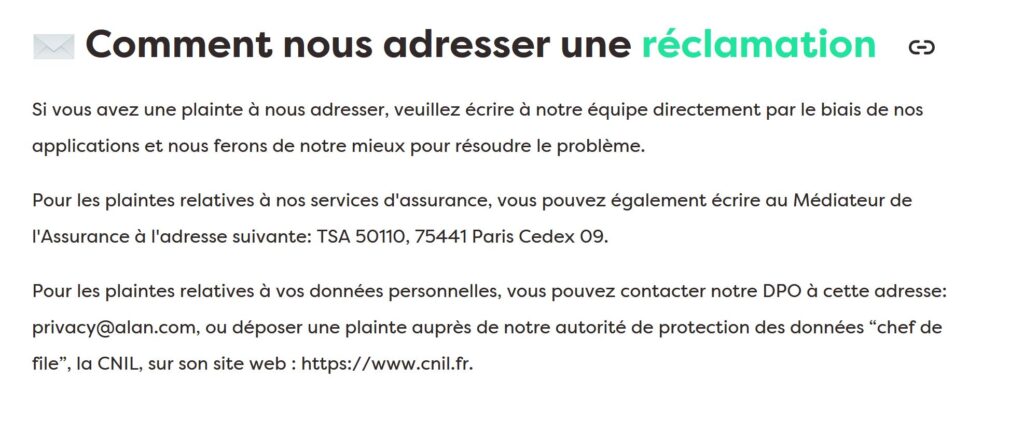 Service clients ALAN 🆘☎️