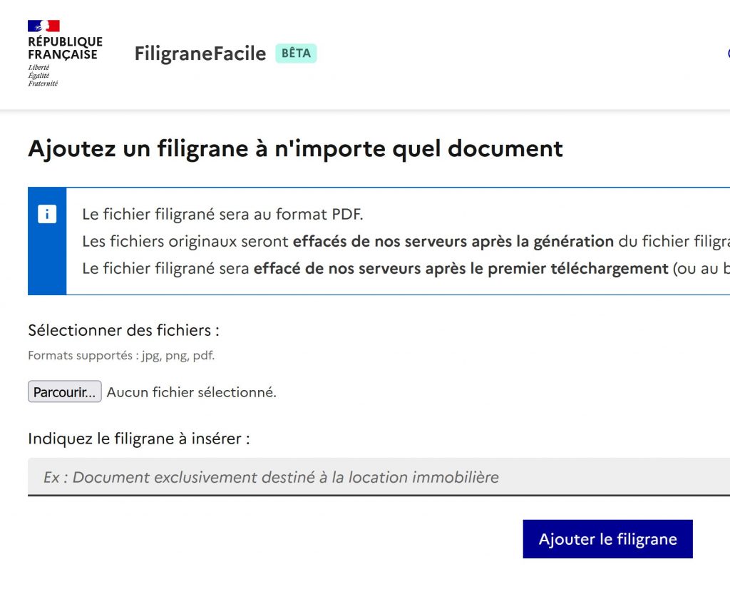 Transmettre un document d’identité avec le système de filigrane du ...